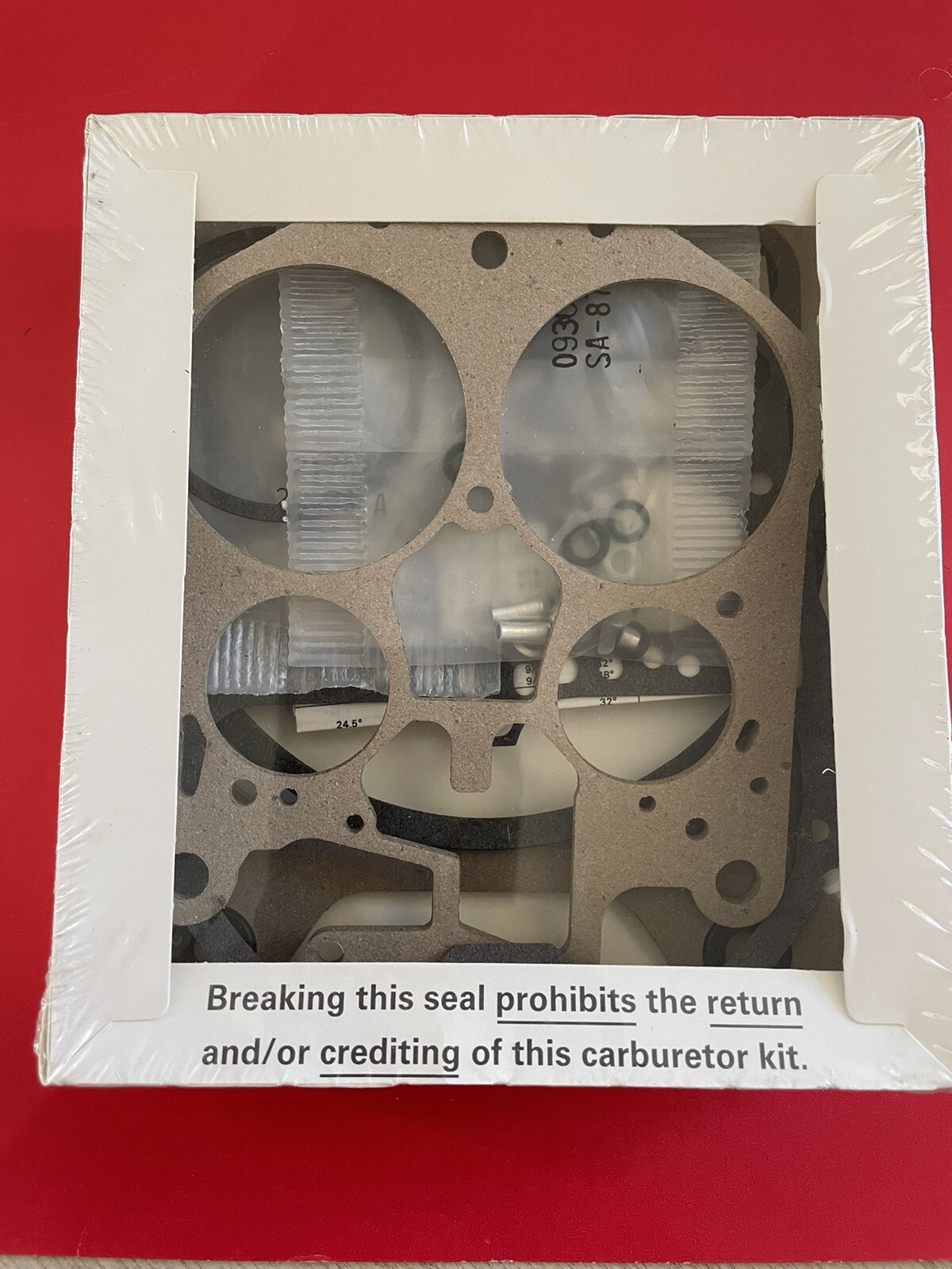 Rochester Quadrajet Carburetor Kit 76 - 77 Chevy 81- 85 86 Chevy 1980 ...