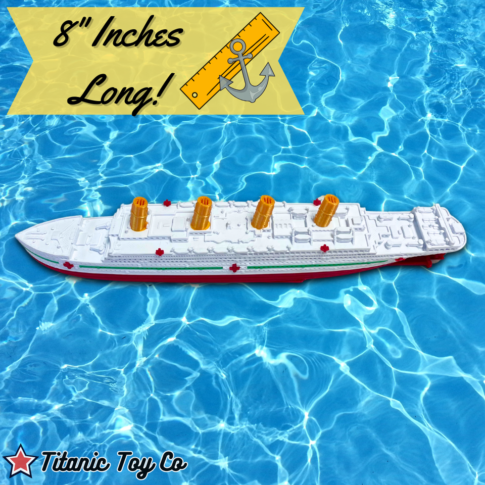 Britannic Bath Boat And Pool Toy, Titanic Model Titanic Toy For Kids ...