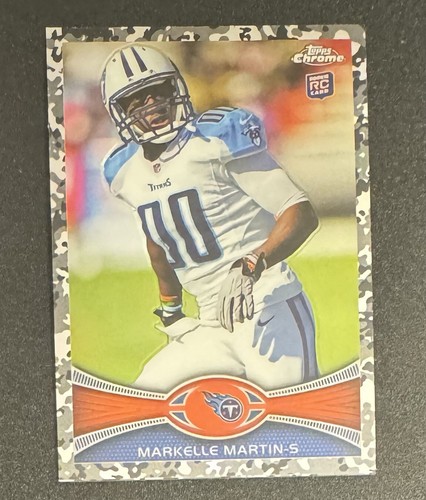 Markelle Martin 2012 Topps Chrome ROOKIE Camo Refractor /499 #163 ...