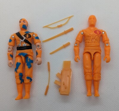 GI Joe Black Major Custom Orange Dragon Alley Storm Shadow Ninja Viper ...