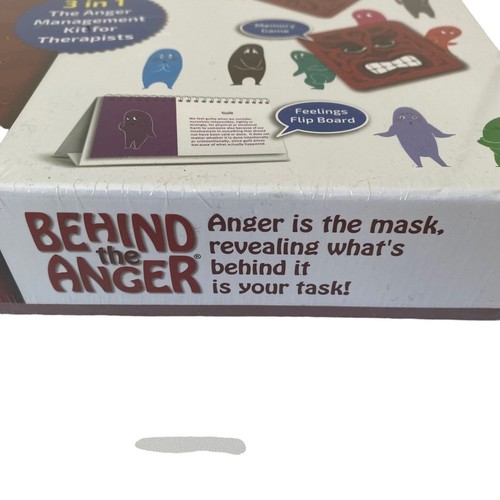 Behind the Anger Therapy Kit Keren Media Therapist New In Box Card Game ...