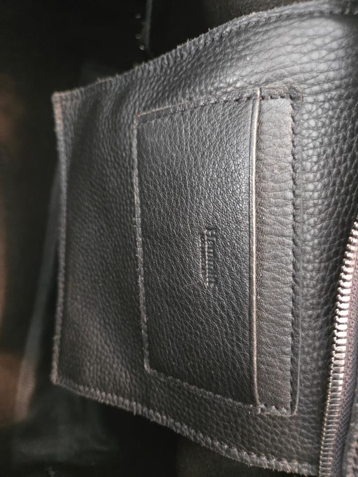 Hammitt Oliver Black Leather Gunmetal Stud Tote Shoulder Bag Retails ...