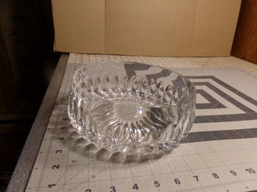 Fine Full Lead Crystal Centerpiece Fruit Bowl Large 8" Gorham Althea W ...