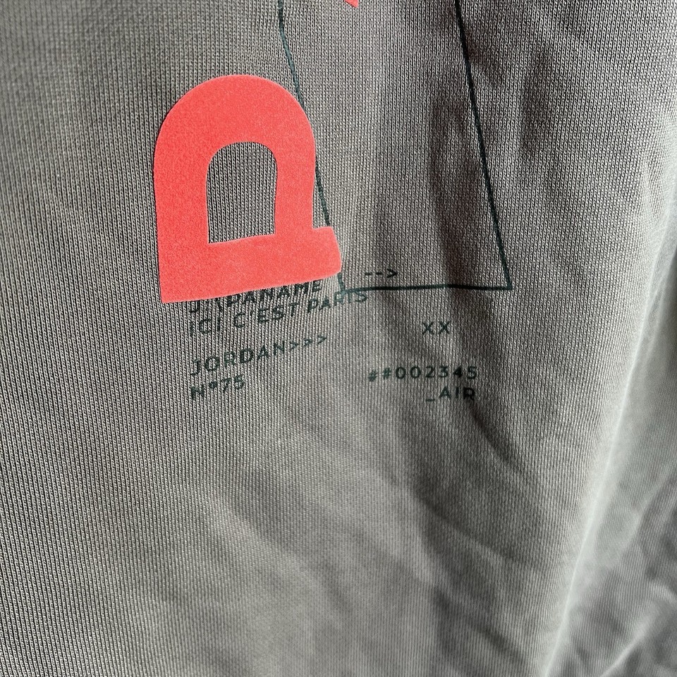 Nike Air Jordan PSG Hoodie L Mens Plum Purple Black Sweatshirt Paris St ...