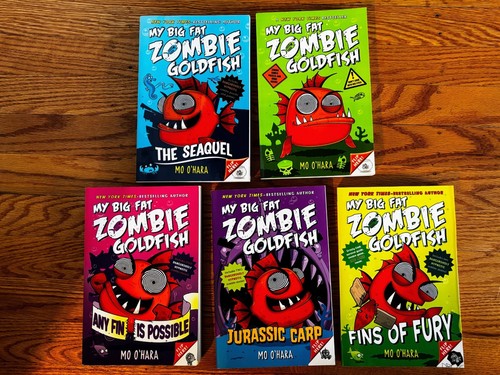 Set of 5 My Big Fat Zombie Goldfish Books by Mo O'Hara | eBay