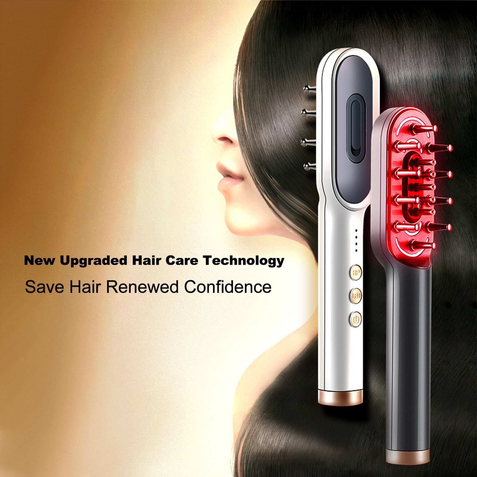 rice scalp medicine device beam hair comb current B9R8 | eBay