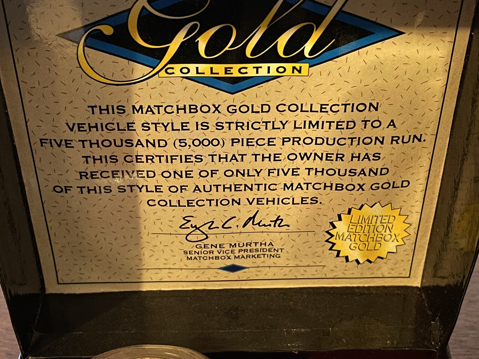 Matchbox Gold FD RX7 Limited Edition | eBay