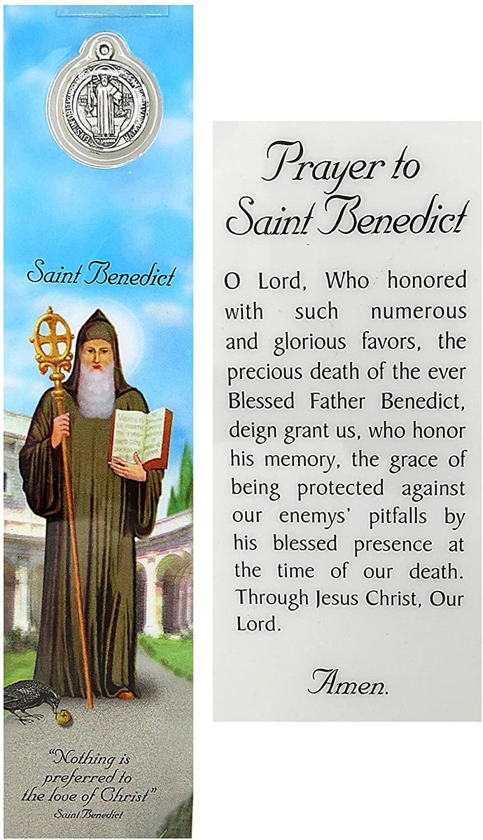 Saint Benedict Prayer Protection The Cross And Medal Of Saint Benedict