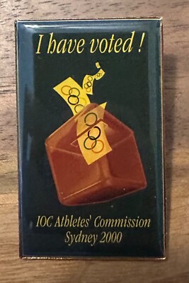 Sydney 2000 I have voted! IOC Athlete's Commission IOC Olympic Pin | eBay
