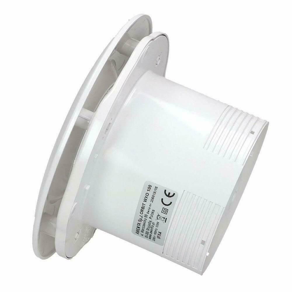 12V DC Bathroom Ceiling Extractor Fan Ventilator with Ball Bearing ...
