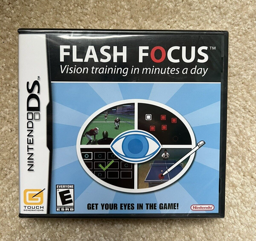 Flash Focus: Vision Training in Minutes a Day (Nintendo DS, 2007) New ...