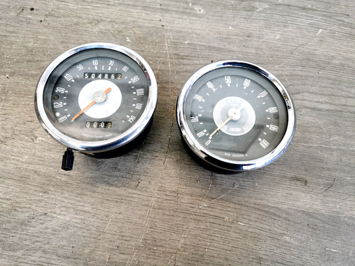 Triumph 3ta 5ta T100 Daytona Tr6 T120? Smiths Speedometer. Rev Counter ...