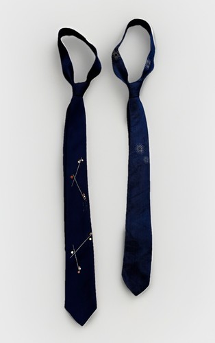 Lot Of 2 Vintage 50s-60s Skinny Ties MCM Mod Narrow Rat Pack Mad Men ...