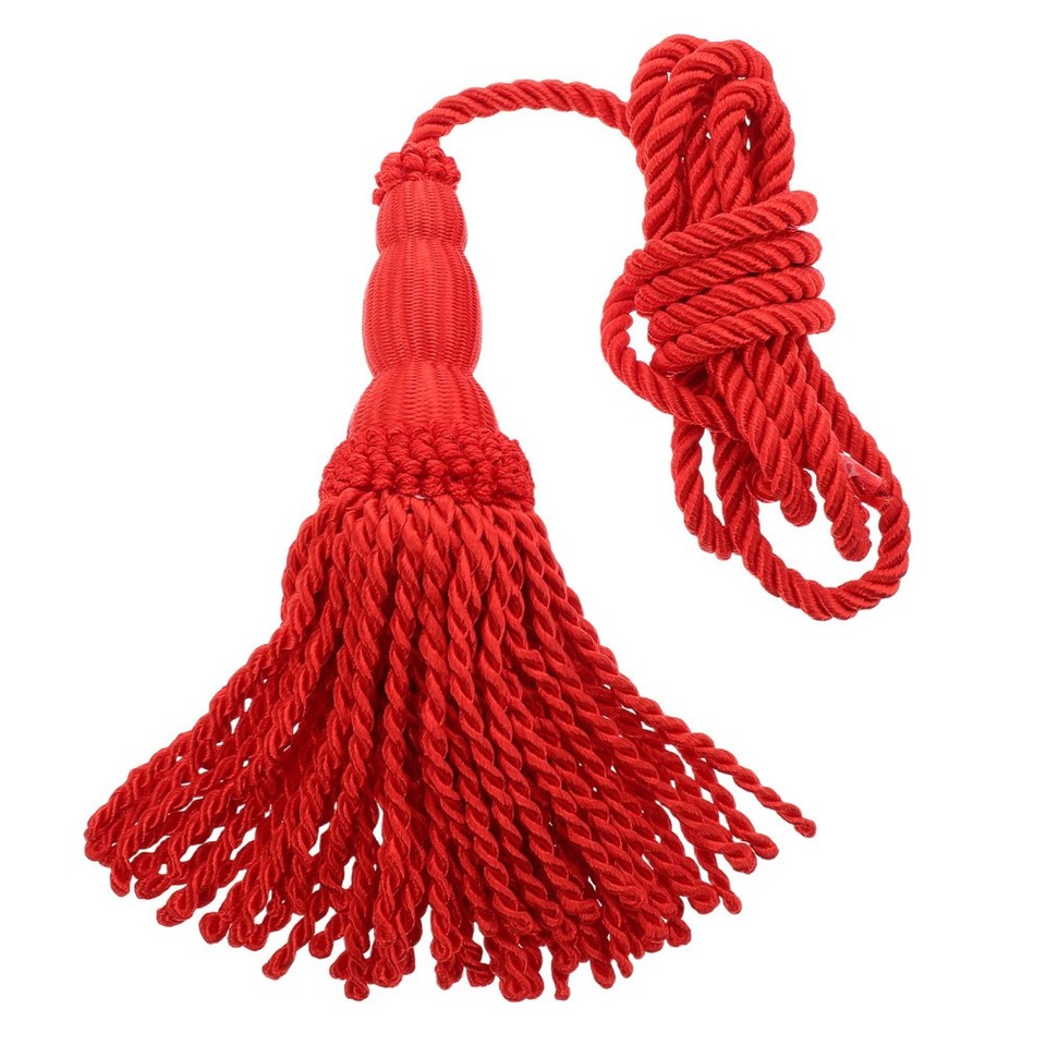 Red Cords Bugle Wind Instrument Braiding Braided Rope with Tassel ...