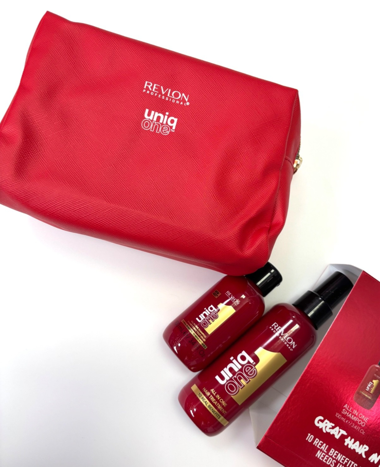 REVLON UNIQ ONE 3PC Gift Set - 150ML FULL SIZE TREATMENT & 100ML ...