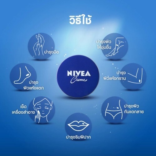 Nivea Creme Moisturizer Body & Face Cream Perfect For All Skin Types ...