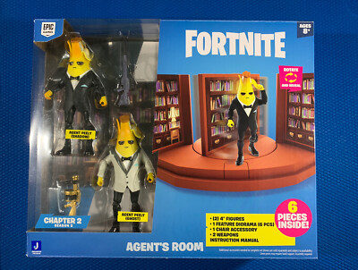 FORTNITE AGENT'S ROOM PLAYSET AGENT PEELY SHADOW GHOST DIORAMA 2021 ...