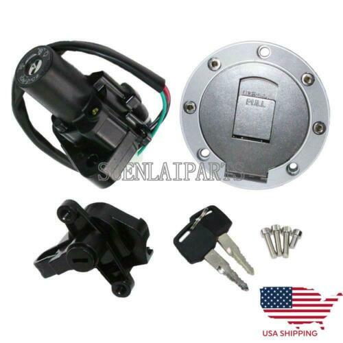 Ignition Switch Fuel Gas Cap Set For Yamaha YZF600R 1996 1997 1998 99 ...
