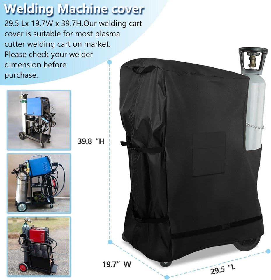 Welding Cart Cover,3-Tier Welder Cart Protective Cover,Waterproof Heavy ...