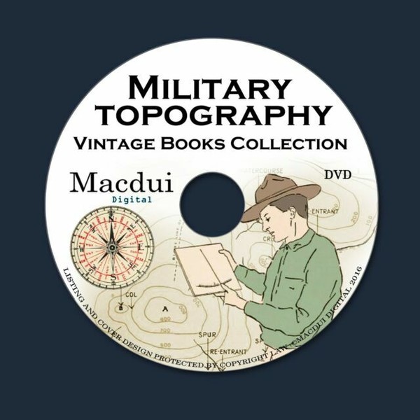 Military Topography Vintage Books Collection 32 PDF E-books on 1 DVD ...