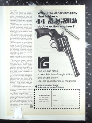 1977 ADVERTISING FOR RG Industries .44 .357 Magnum revolver gun | eBay