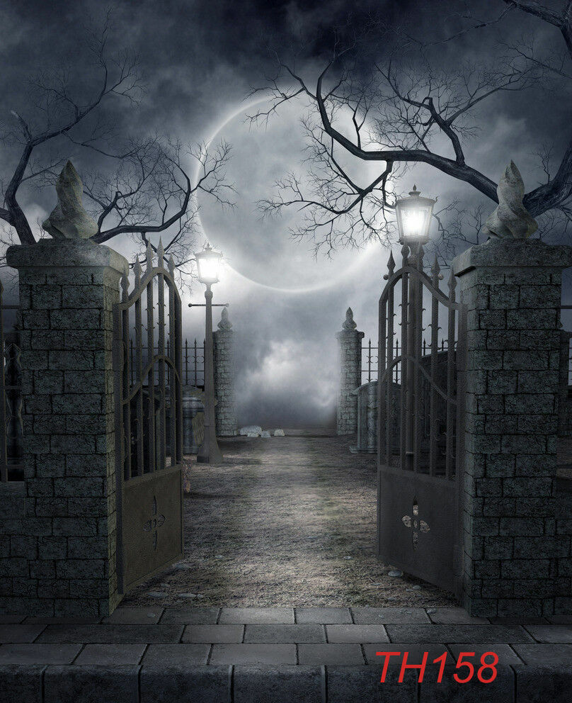 Spooky Cemetery Gate