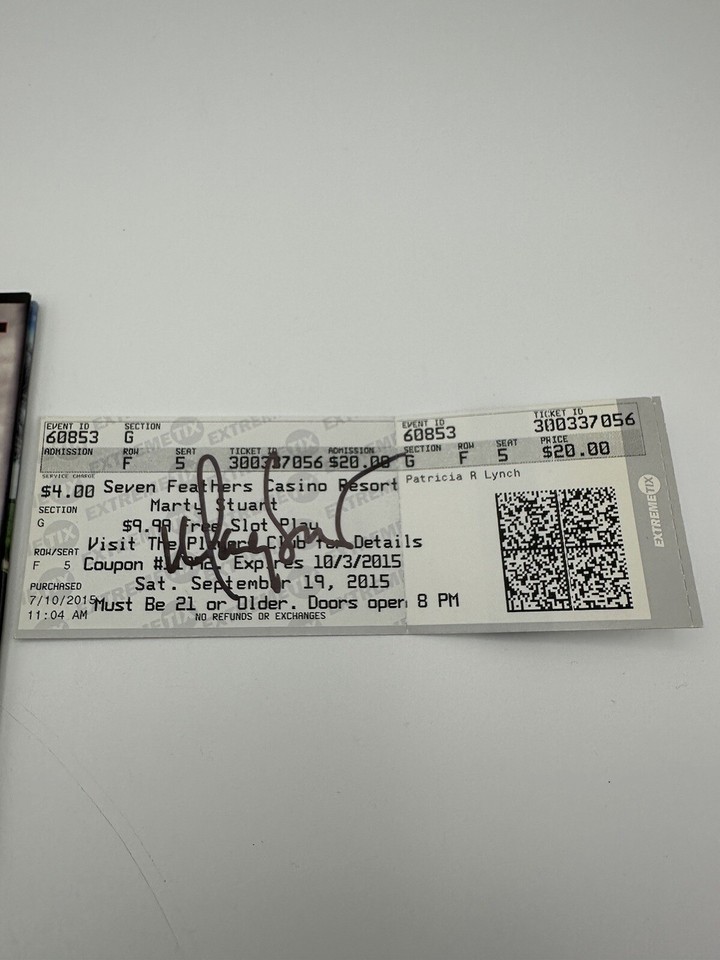 MARTY STUART Saturday Night/Sunday Morning 2xCD Autographed Signed ...