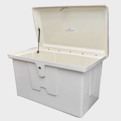 Dockmate Boat Dock Storage Box | White Fiberglass | Dock Box | United ...