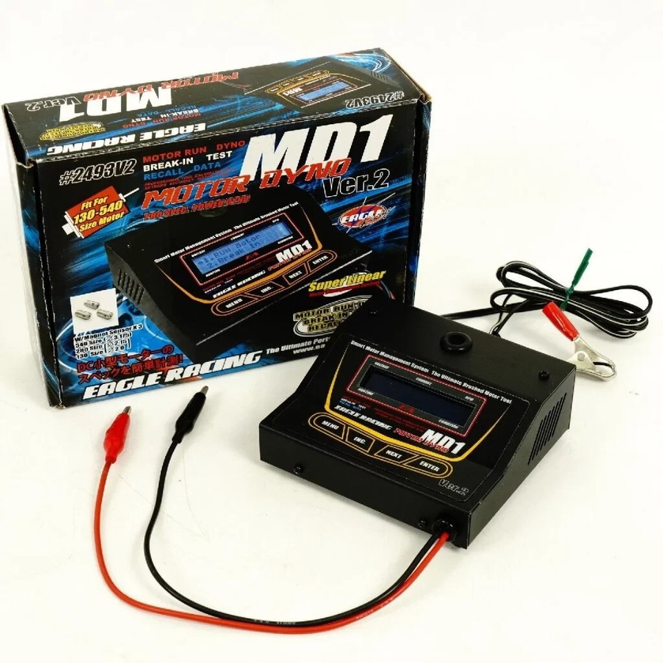 Eagle Racing Motor dyno MD1-V2 Brush Motor Only 2493V2 Pro Spec Power ...