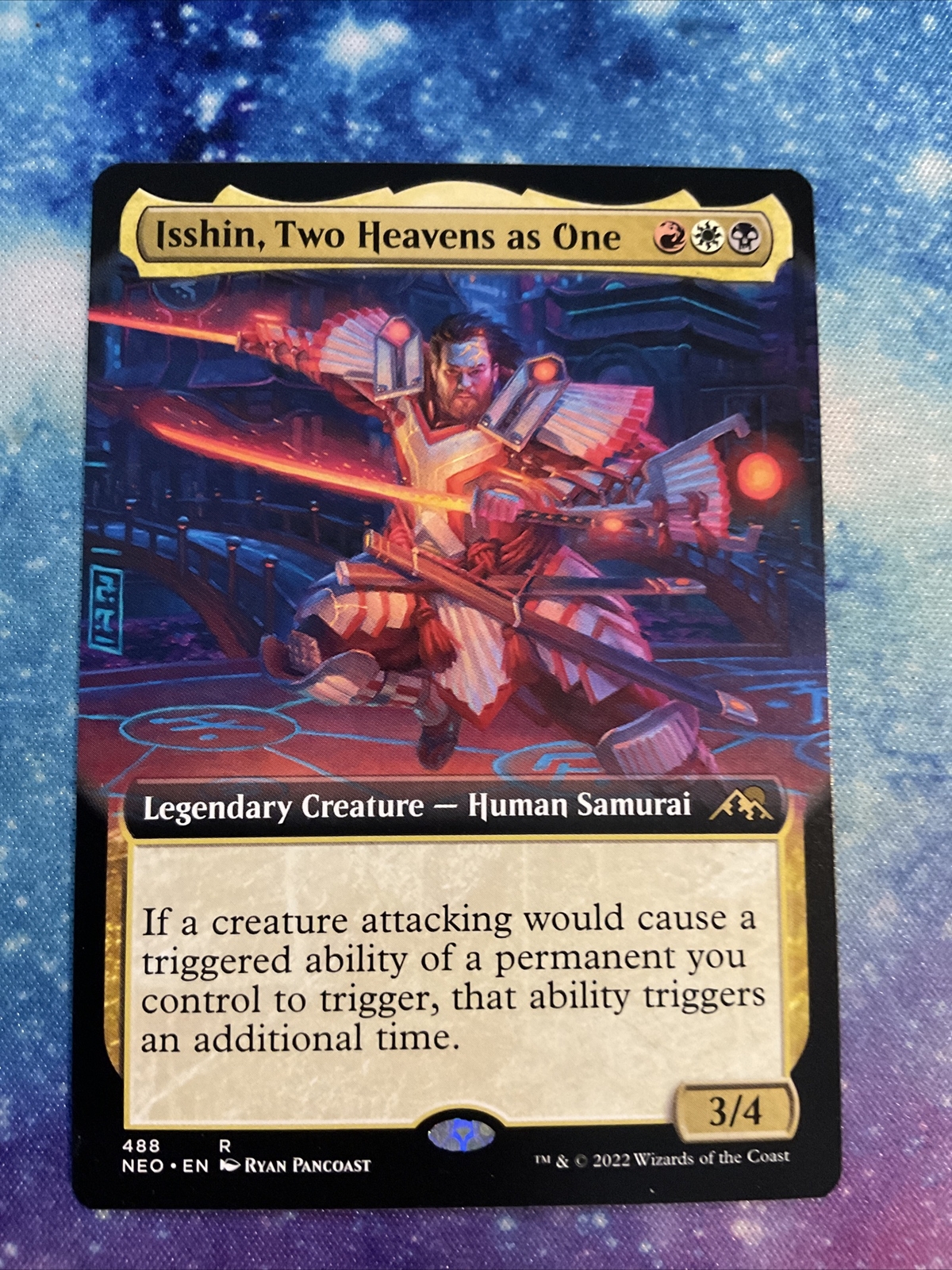 MTG Isshin, Two Heavens as One Kamigawa: Neon Dynasty 488 Reg Extended ...