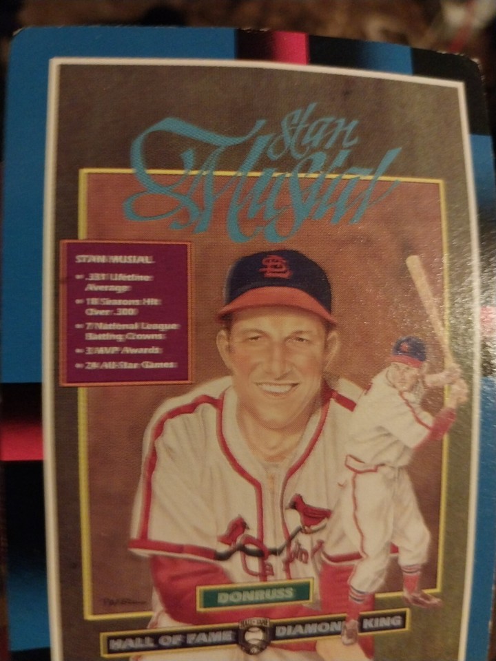 Stan Musial 1987 Leaf Donruss Hall of Fame Diamond King - #641 | eBay