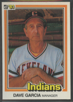 1981 Donruss #442 Dave Garcia Cleveland Indians | eBay