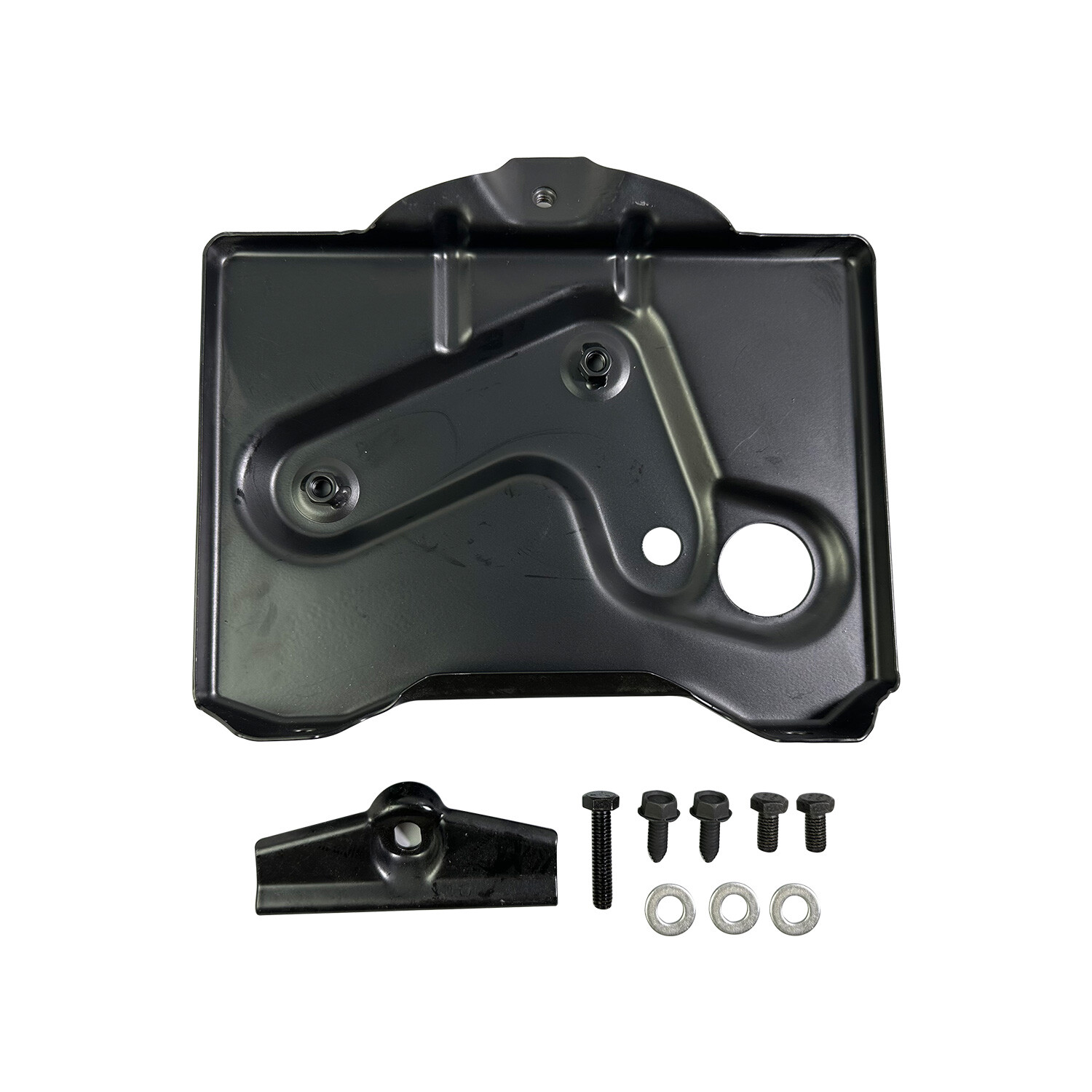 1970-1981 Chevrolet Camaro Battery Tray Kit 7pc w/ Hold Down Clamp ...