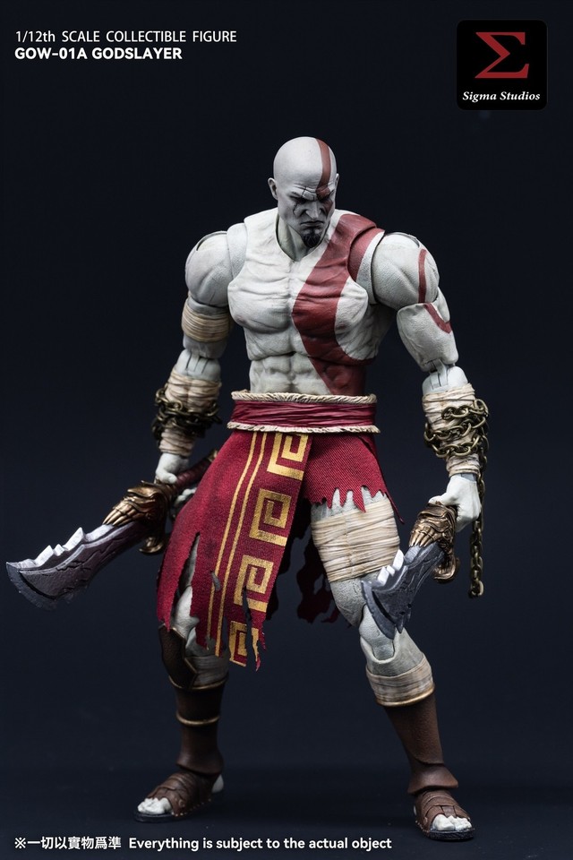 New SIGMA STUDIOS GOW-01A The God Kratos Ghost of War 1/12 Figure in ...