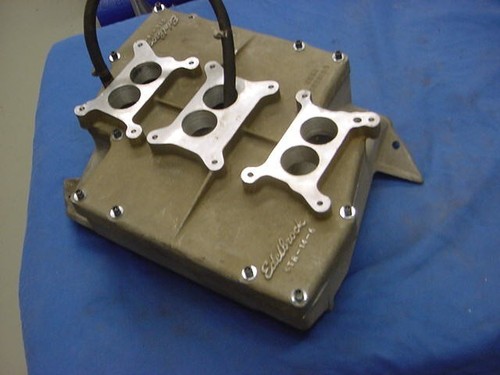 Mopar 440 Edelbrock STR 14-6 Tri Power Intake Manifold | eBay