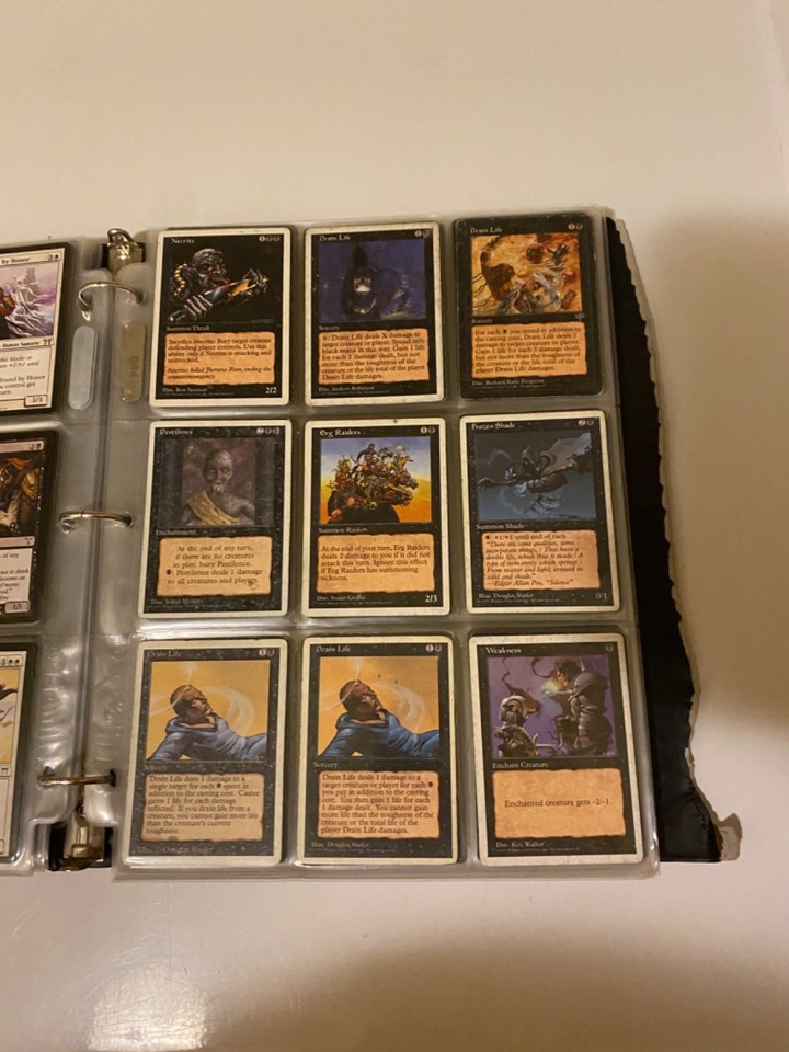 Magic the gathering vintage rare old collection. 1100+ cards. MTG ...