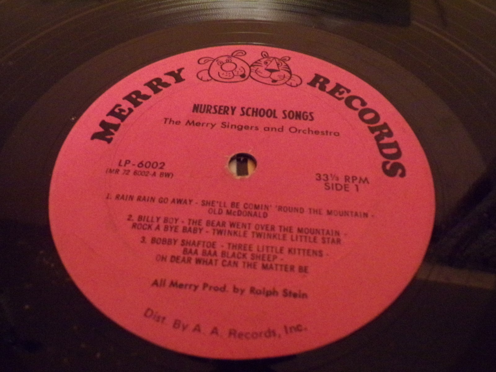 Nursery School Songs Album Performed by the Merry Singers and Orchestra ...