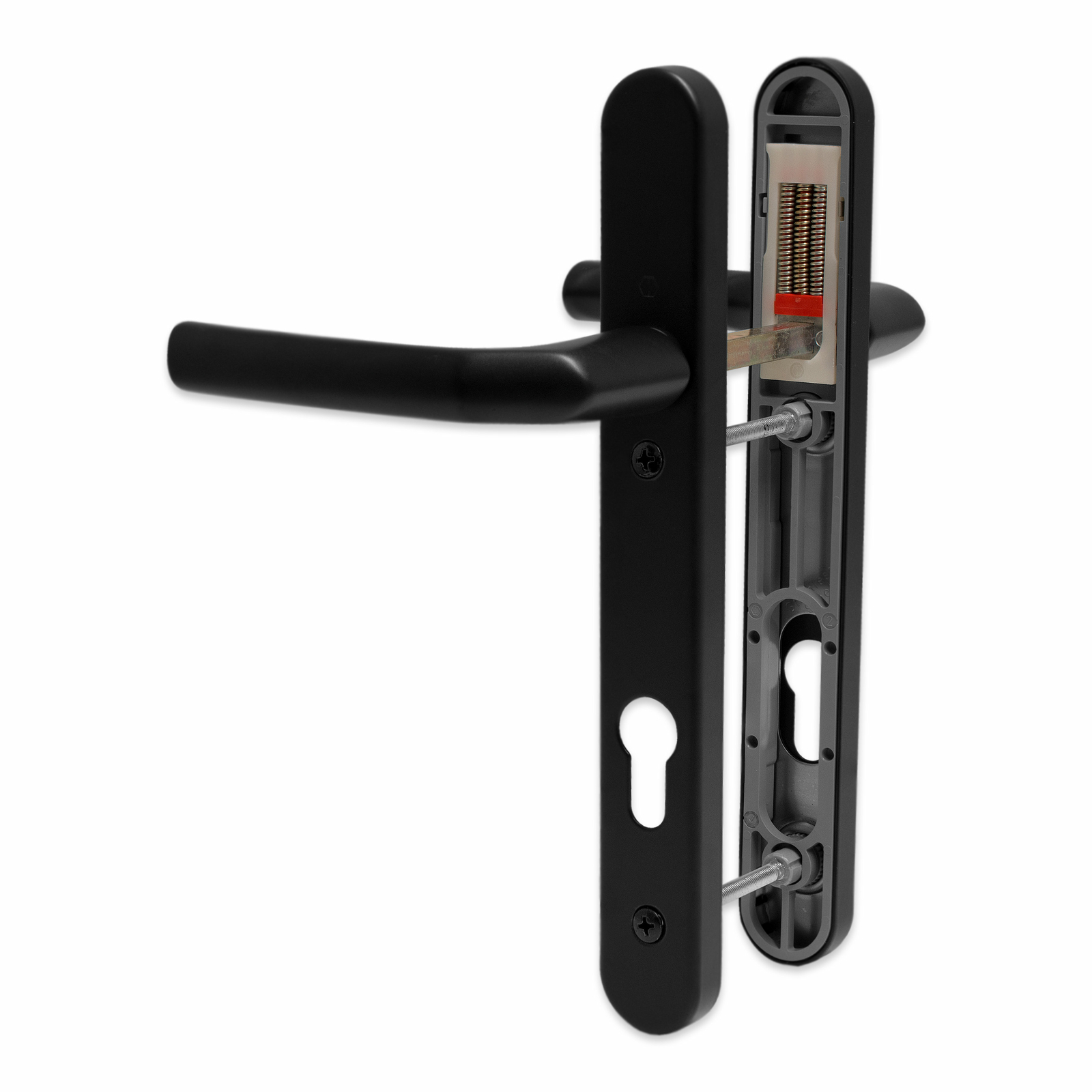 UPVC Door Handle Hoppe Birmingham Sprung 92mm PZ Double Glazing Pair ...
