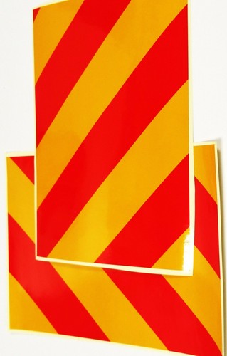 Self Adhesive Reflective Vinyl Chevrons 300mm x 1 metre | eBay UK