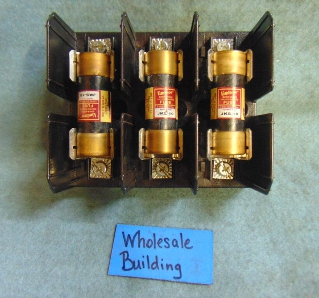 BUSS FUSE HOLDER 600V 30 AMP CLASS J FUSE WITH 3 LIMITRON FUSE S JKS buss-fuse-holder-600v-30-amp-class-j-fuse-with-3-limitron-fuse-s-jks