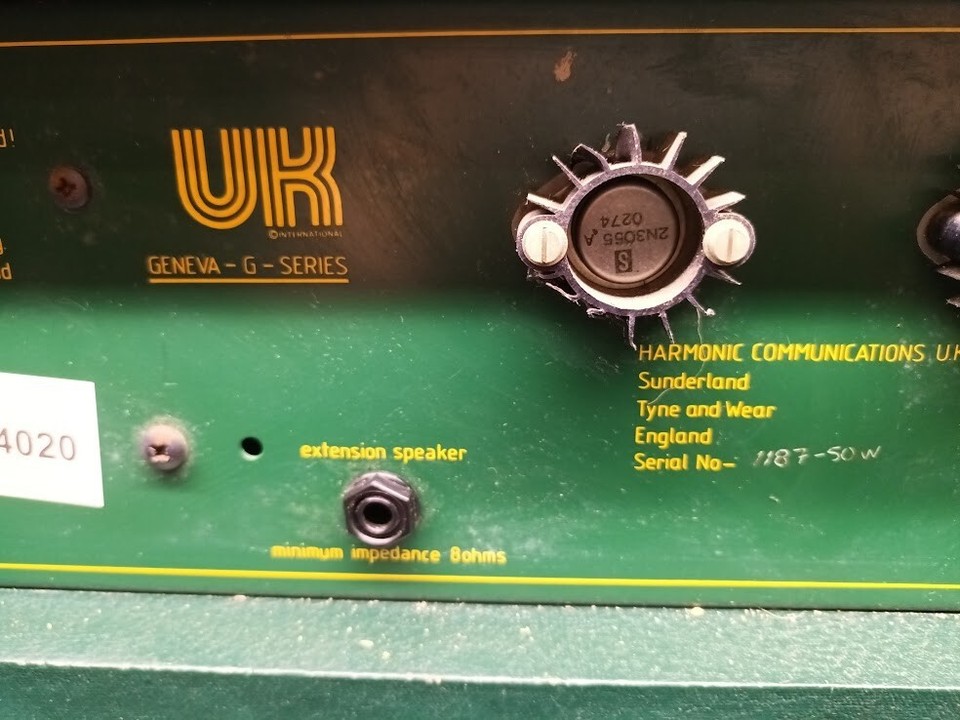 UK Geneva G-Series Guitar Amp 50W – Used, Working, Cosmetic Wear, Rare ...