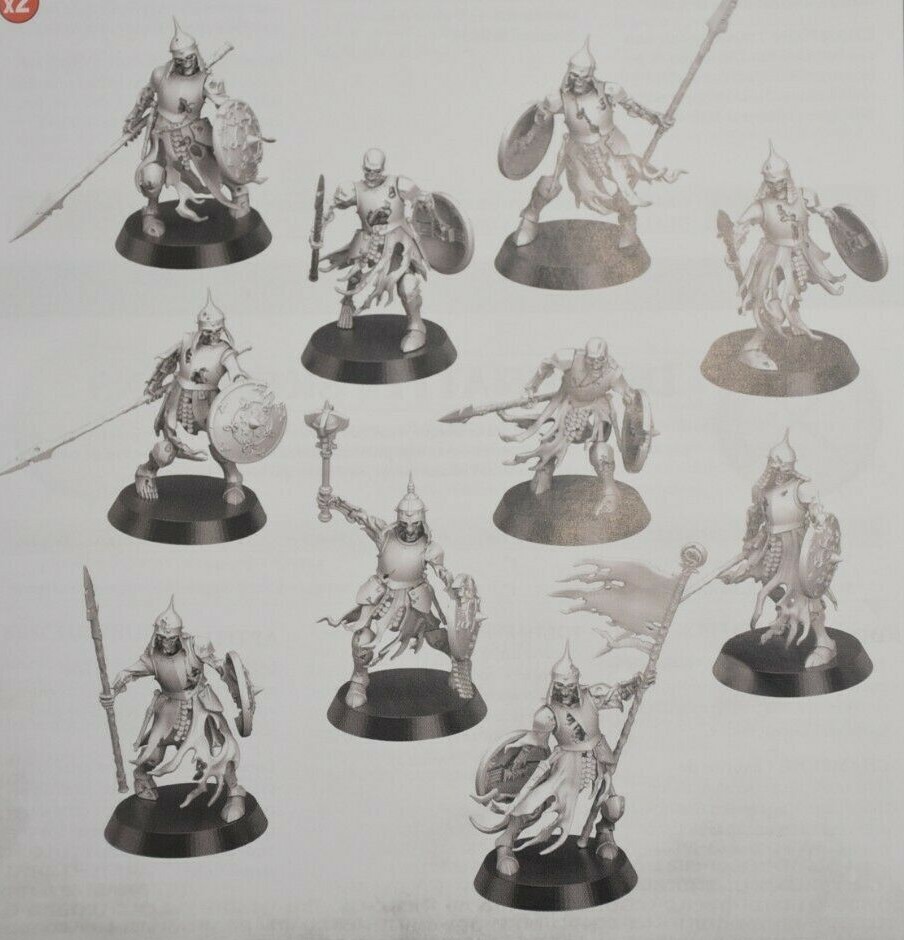 Warhammer AoS Soulblight Deathrattle Skeletons (10) No Box | eBay