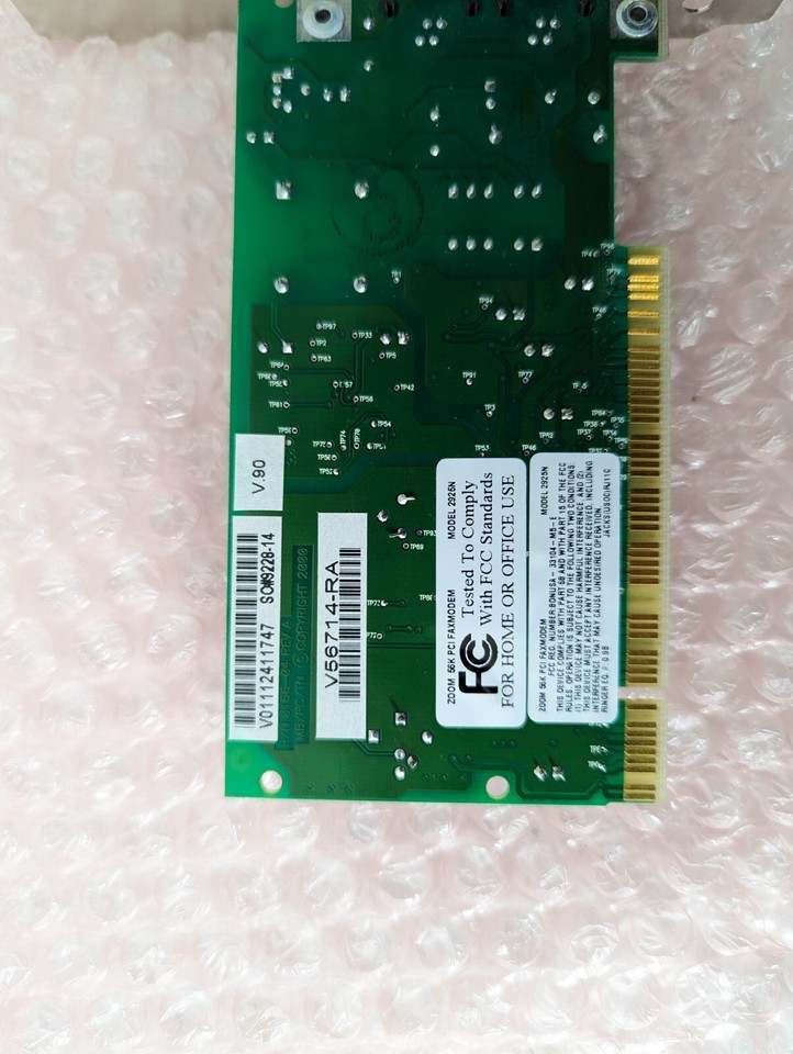 Agere V56714-RA 56K PCI Fax/Modem Carte | eBay