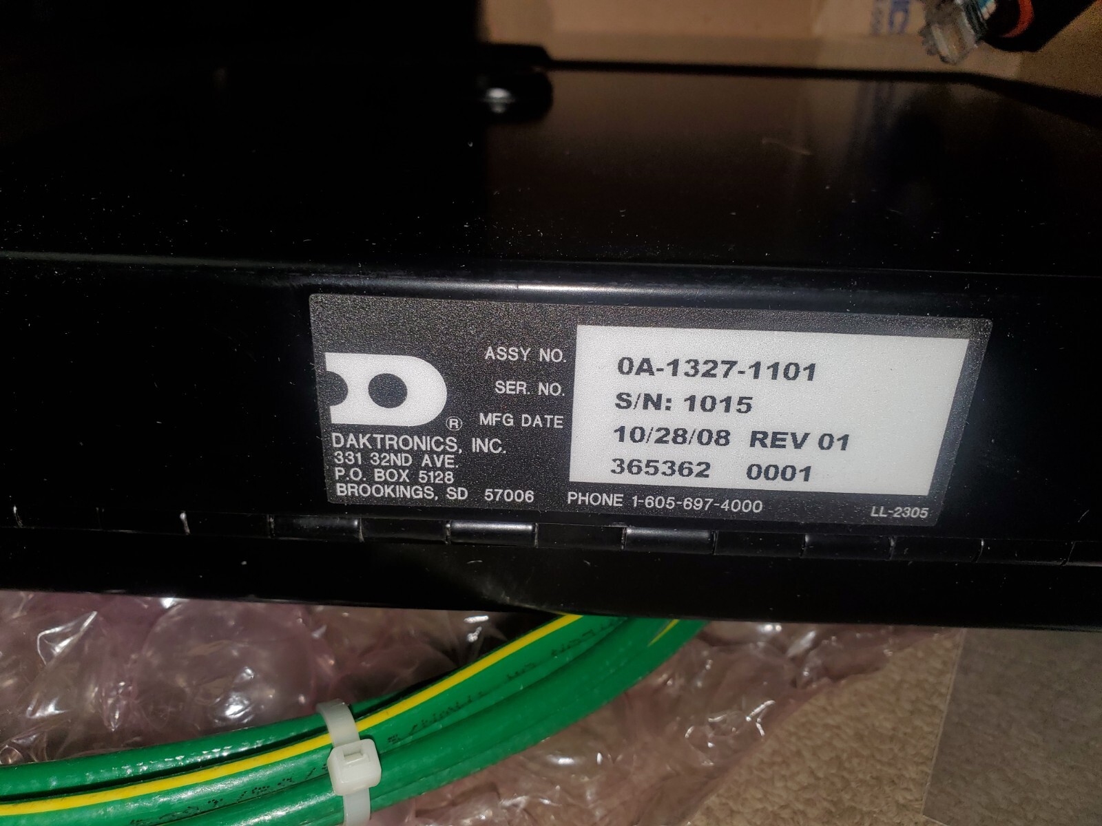 0A-1327-1101 DAKTRONICS ETHERNET COMMUNICATION 0A-1327-1101 KIT for ...