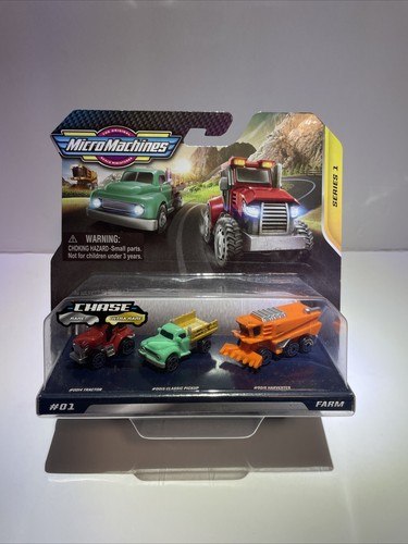 Hasbro Micro Machines Starter Pack Series 1 #01 Farm Miniatures ...