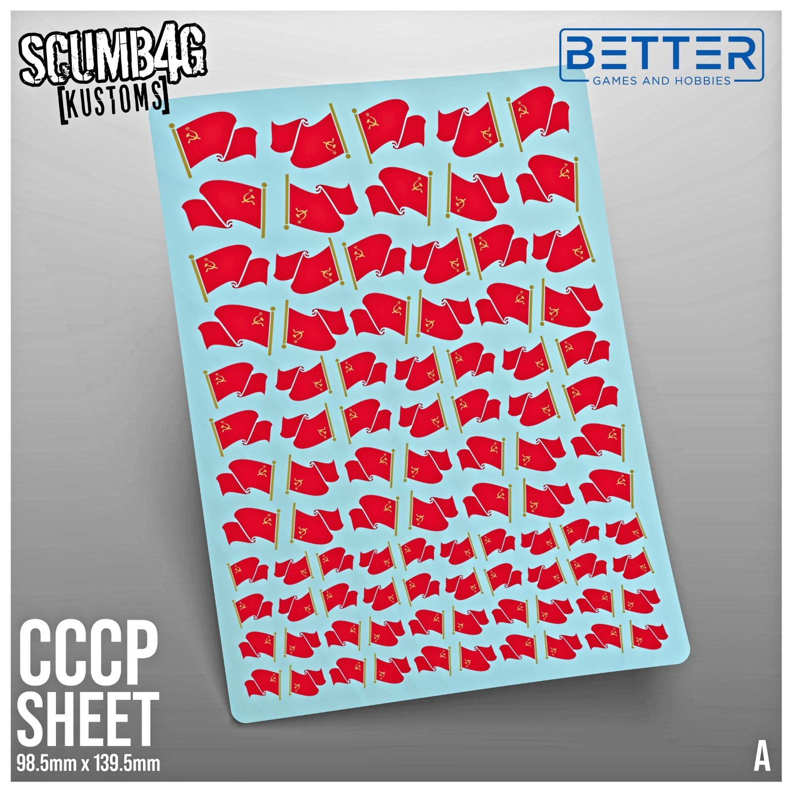 Soviet Union, CCCP, WW2 - Waterslide Decals Transfers, 6 Types, multi ...