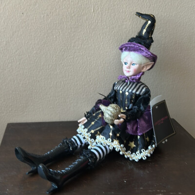 Christian Siriano Halloween Elf Shelf Sitter Posable Doll Mantel 18 ...