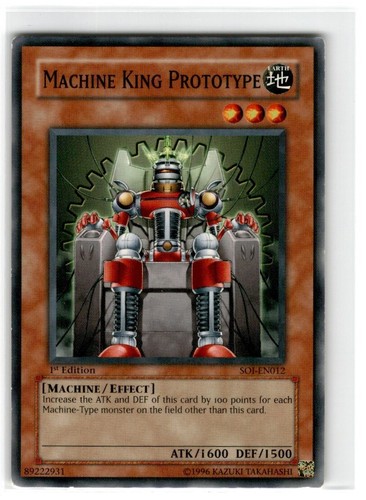 Yu-Gi-Oh! Machine King Prototype Common SOI-EN012 Moderately Played 1st ...