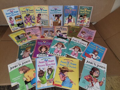 Lot of 10 Junie B Jones by Barbara Park Smell Bus Kids Chapter BOOK MIX ...