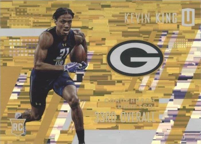 2017 Panini Unparalleled - Class of 2017 Rookie Kevin King #268 Yellow ...